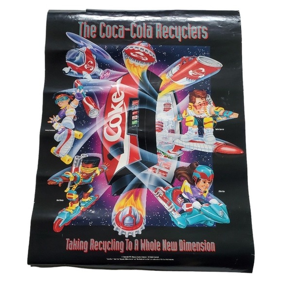 Coca Cola | Art | Vintage Coca Cola Recyclers Poster 991 Soda Pop ...